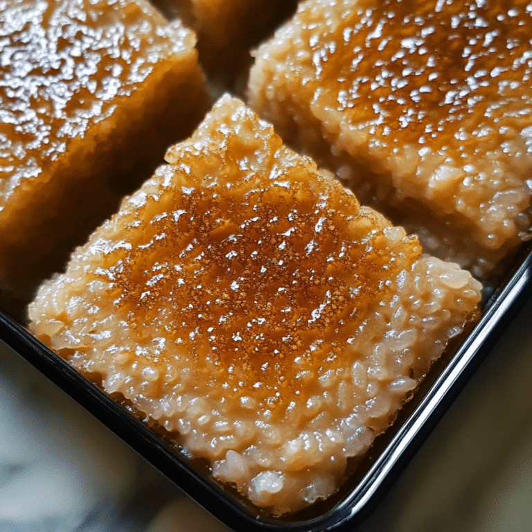 Biko (Filipino Sticky Rice Cake) - Zero Waste Eats