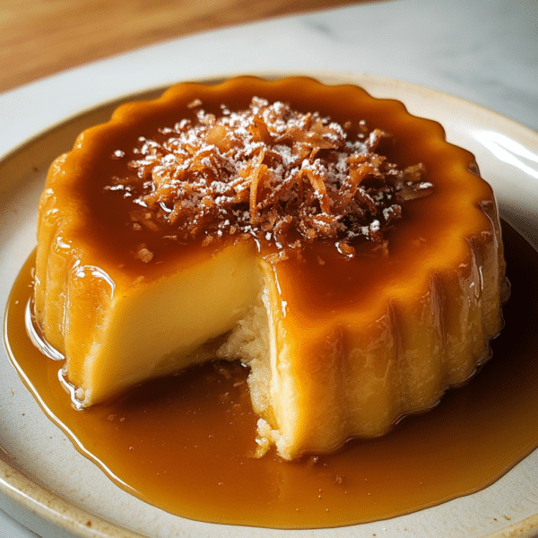 Coconut Caramel Flan - Zero Waste Eats