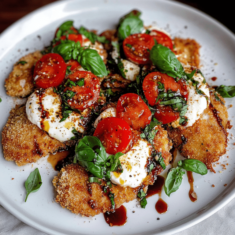 CRISPY CHICKEN CAPRESE - Zero Waste Eats