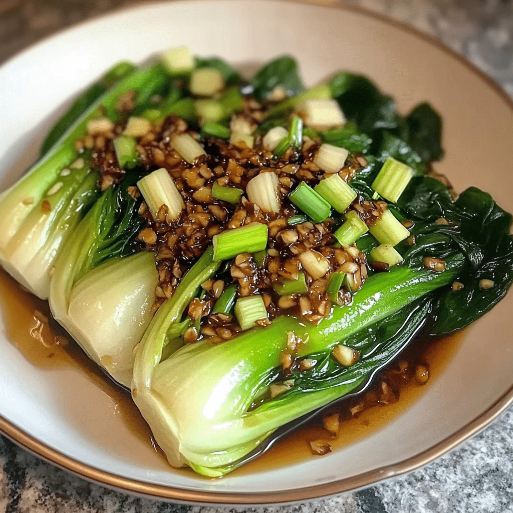 Bok Choy with Garlic Soy Sauce - Zero Waste Eats