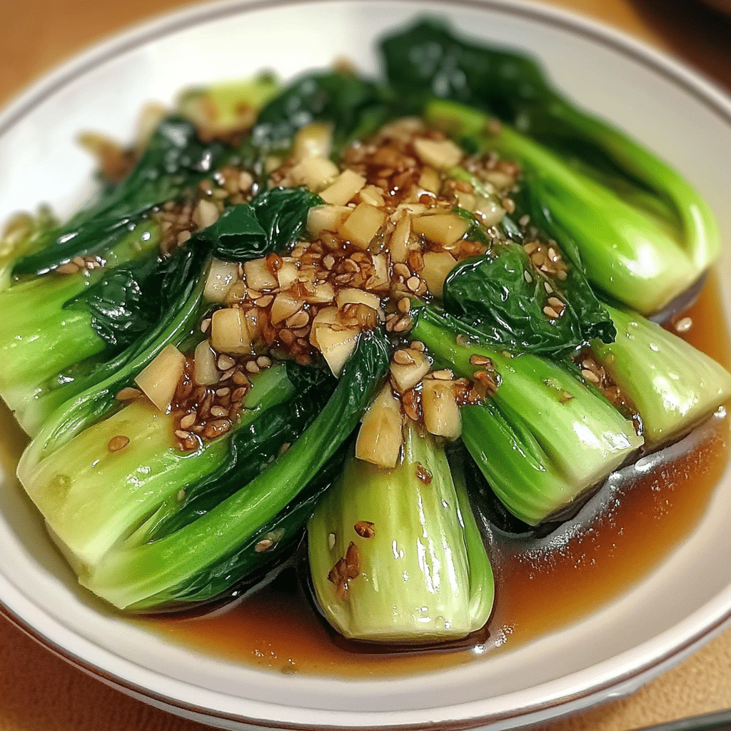 Bok Choy with Garlic Soy Sauce - Zero Waste Eats