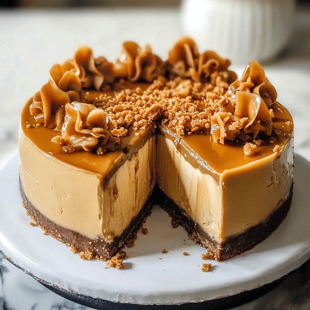 Loaded Butterscotch Cheesecake - Zero Waste Eats