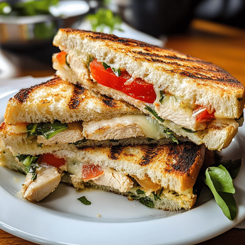 Italian Chicken Panini - Zero Waste Eats