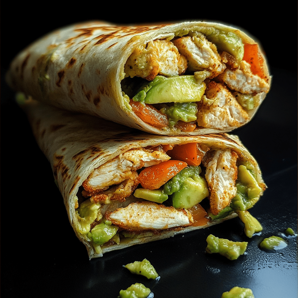 Chicken Avocado Wrap - Zero Waste Eats