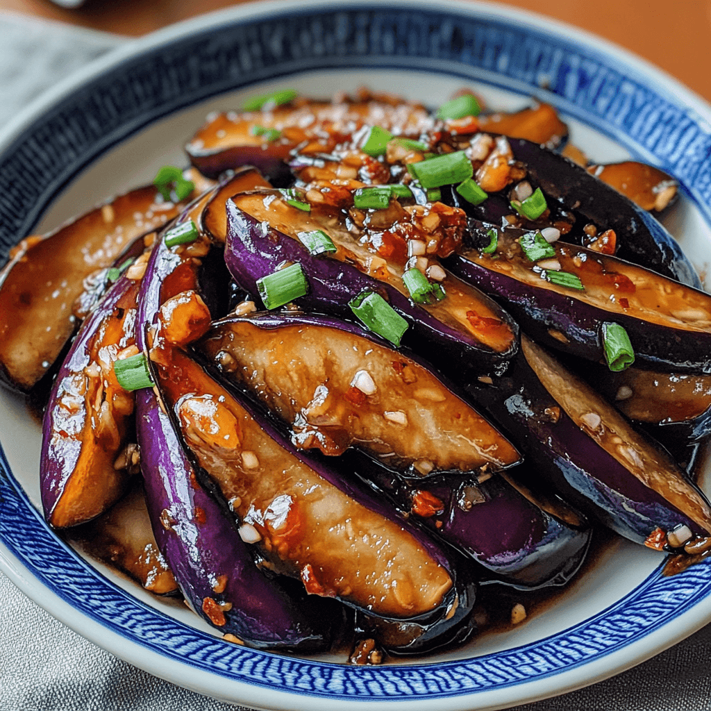 Chinese Eggplant with Garlic Sauce - Zero Waste Eats