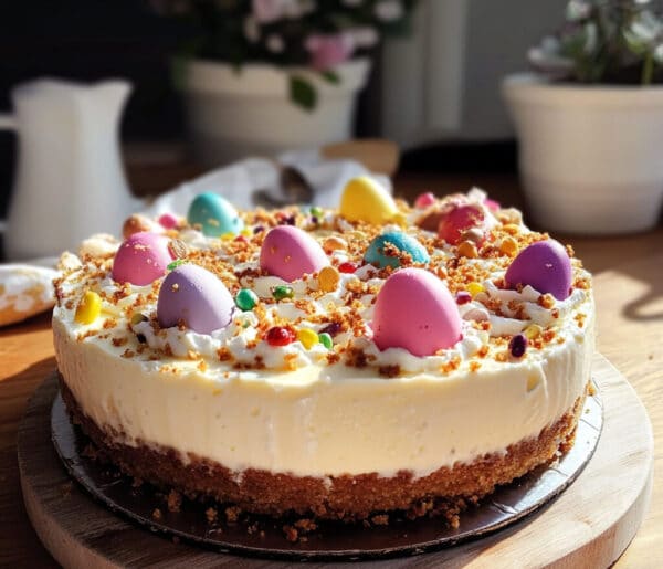 Easter Egg Cheesecake - Zero Waste Eats