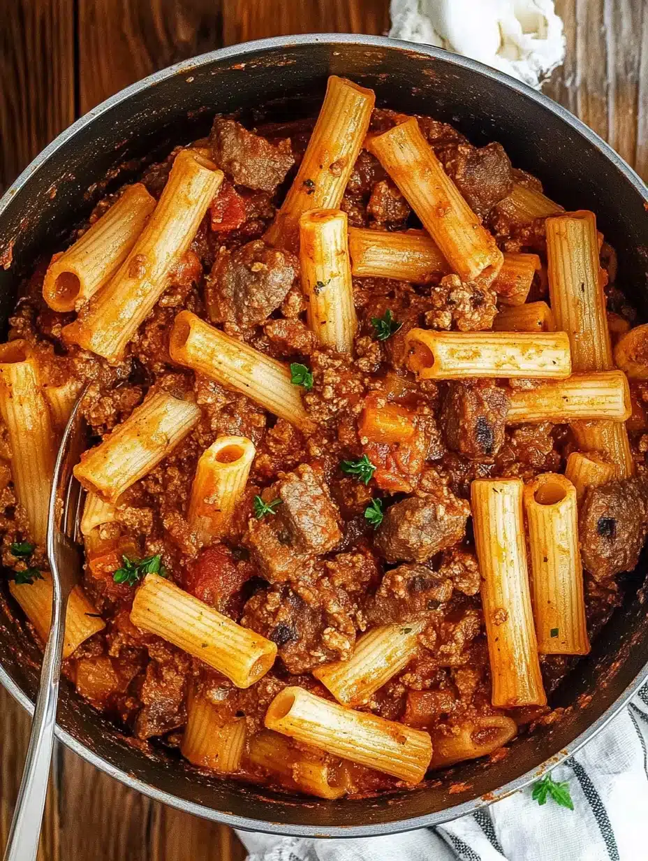Beef Pasta in Tomato Sauce: An Incredible Ultimate Recipe (7 Steps ...
