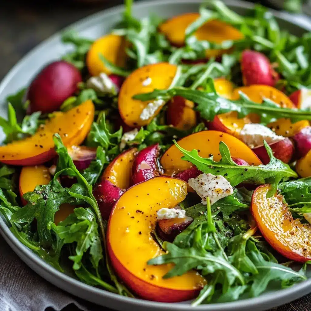 Peach Arugula Salad: An Incredible Ultimate Recipe You’ll Love - Zero ...